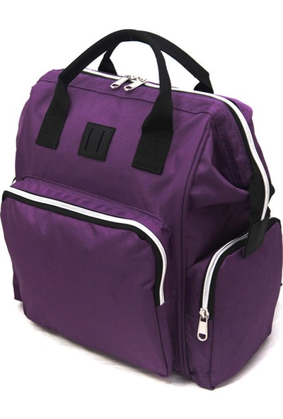Beutel KM720 Sweet Mom Koyu Mor Anne Bebek Bakım Sırt Çantası
