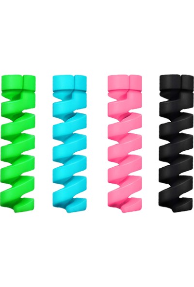 Mobilestore Şarj Kablo Koruyucu 4'lü Set