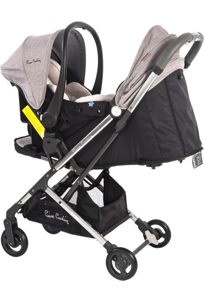 Pierre Cardin Karma Seyahat Sistem Bebek Arabası - Gri Pierre Cardin Karma Seyahat Sistem Bebek Arabası - Gri
