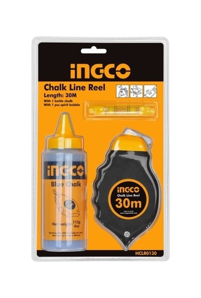 İngco HCLR0130 Tebeşirli Çırpı Ipi 30 m