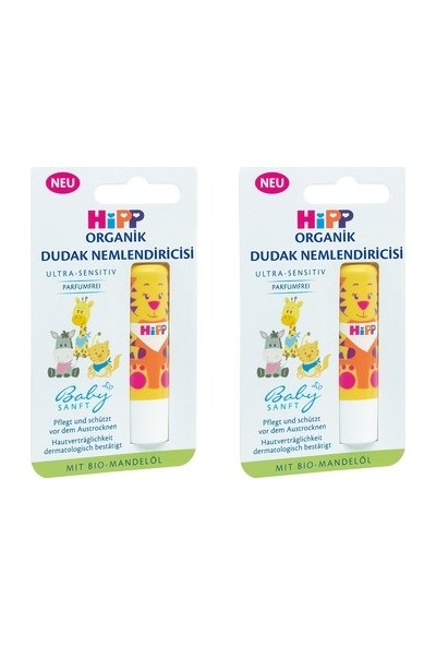 Hipp Babysanft Organik Dudak Nemlendiricisi x 2 Adet