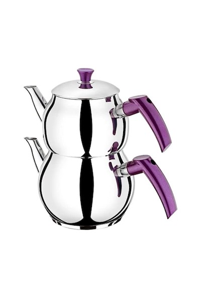 Viola Mini Küre Çaydanlık-Lila Viola Mini Küre Çaydanlık-Lila