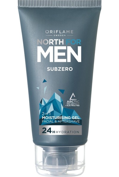 Oriflame North For Men Subzero 2'si 1 Arada Nemlendirici Jel Losyon - 50 ml