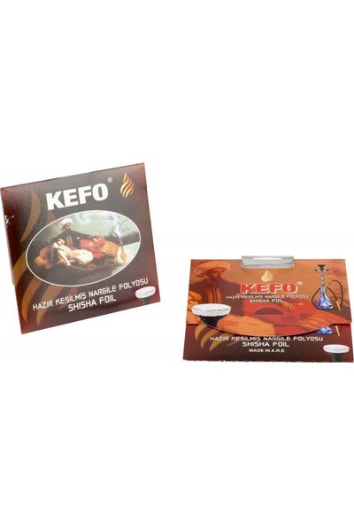 Kefo Hazır Kesilmiş Nargile Folyosu 20'li