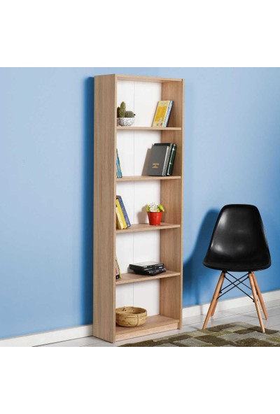 Adore Max 5 Raflı Kitaplık - Sonoma