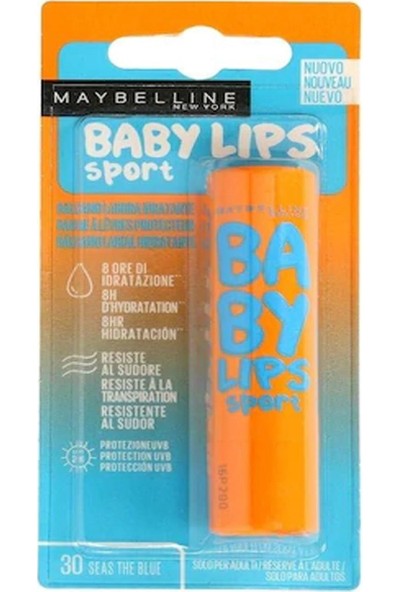 Maybelline Baby Lips Nemlendirici Dudak Balmı Sport 30-Seas The Blue Maybelline Baby Lips Nemlendirici Dudak Balmı Sport 30-Seas The Blue