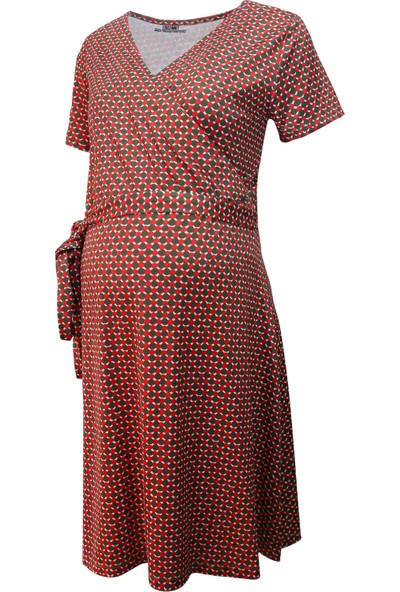 Perla Blanca Puantiyeli Hamile Elbise