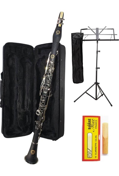Midex BNS-6000 Pak Sol Klarnet Seti 6 Yüzüklü (Barre Kamış + Nota Standı) Midex BNS-6000 Pak Sol Klarnet Seti 6 Yüzüklü (Barre Kamış + Nota Standı)