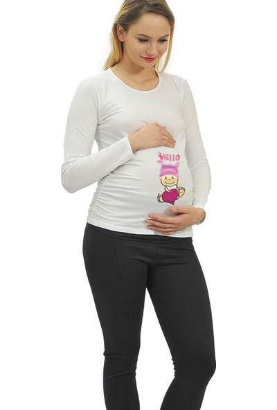 Elija Lingerie Elija Hamile Hello T-Shirt