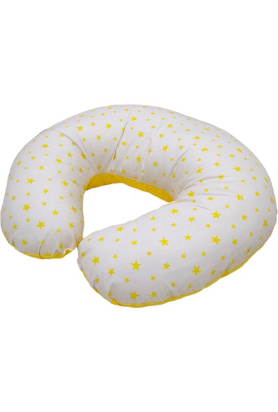 Bebek Atölyesi Minik Sarı Yıldız Desenli Emzirme Yastığı Bebek Atölyesi Minik Sarı Yıldız Desenli Emzirme Yastığı