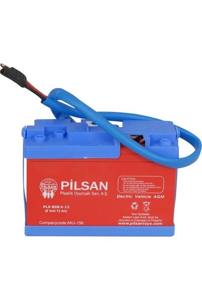 Pilsan Çocuk Arabası Aküsü 6V 12 Ah