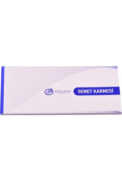 Gülpaş Senet Karnesi 50 Yaprak Gülpaş Senet Karnesi 50 Yaprak