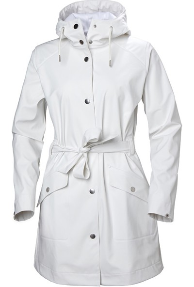 Helly Hansen Hh W Kırkwall Iı Raıncoat Hha.53252_Hha.011 Off White Xs Kadın