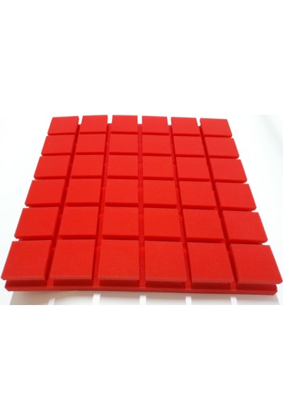 Esas Akustik Akustik Vicoustic Panel Kırmızı 5 x 49 x 49 cm Esas Akustik Akustik Vicoustic Panel Kırmızı 5 x 49 x 49 cm