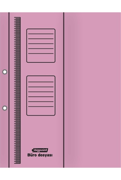 Bigpoint Büro Dosyası Yarım Kapak Pembe 25'li Paket Bigpoint Büro Dosyası Yarım Kapak Pembe 25'li Paket