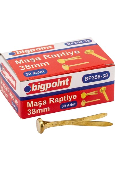 Bigpoint Maşa Raptiye 38 mm 10'lu Kutu