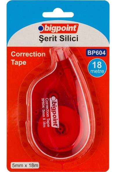 Bigpoint Şerit Silici Yatay 5 mm x 18 metre 12'li Kutu Bigpoint Şerit Silici Yatay 5 mm x 18 metre 12'li Kutu