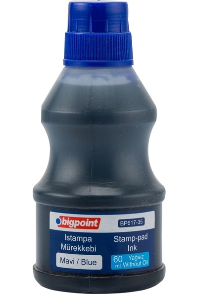 Bigpoint Istampa Mürekkebi 60 ml Mavi 12'li Kutu