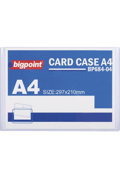 Bigpoint A4 Afiş Muhafaza Kabı 10'lu Poşet