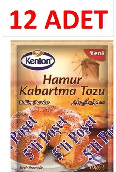 Kenton Kabartma Tozu 5'li 12'li Paket