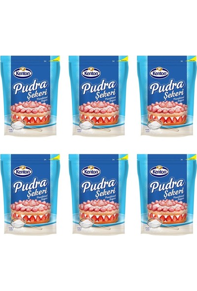 Kenton Pudra Şekeri 125 gr 6'lı