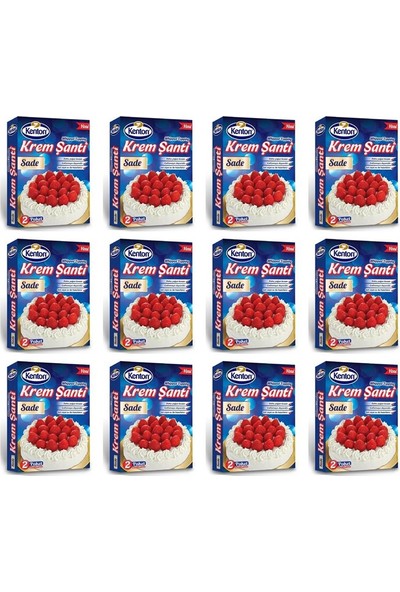 Kenton Krem Şanti Sade 150 gr 12'li Kenton Krem Şanti Sade 150 gr 12'li