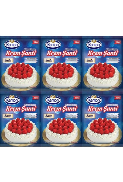 Kenton Krem Şanti Sade 75 gr 6'lı