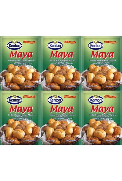 Kenton Hamur Hamur Mayası Kuru İnstand 3 x 10 gr 6'lı