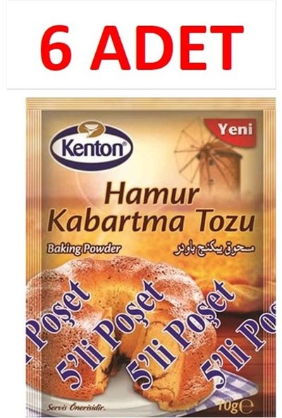 Kenton Kabartma Tozu 5'li (6'lı Paket)