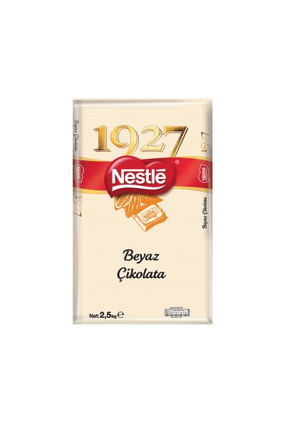 Nestle 1927 Kuvertur Fildişi 2,5 kg Nestle 1927 Kuvertur Fildişi 2,5 kg