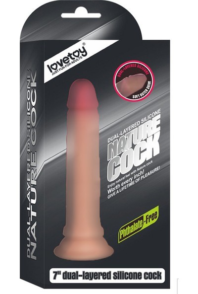 Lovetoy Nature Cock Serisi Özel Çift Dokulu 18 cm Realistik Penis Lovetoy Nature Cock Serisi Özel Çift Dokulu 18 cm Realistik Penis