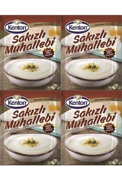 Kenton Geleneksel Lezzetler Muhallebi Sakızlı 150 gr 4'lü