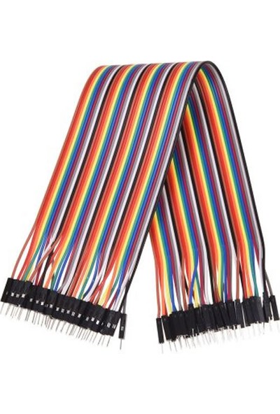 Arduino 20 cm 40'lı Jumper Kablo Erkek-Dişi Arduino 20 cm 40'lı Jumper Kablo Erkek-Dişi