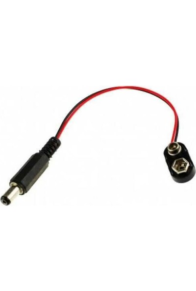 Arduino 9V-DC Barrel Dönüştürücü Kablo 9V To Dc Barrel Adapter Arduino 9V-DC Barrel Dönüştürücü Kablo 9V To Dc Barrel Adapter