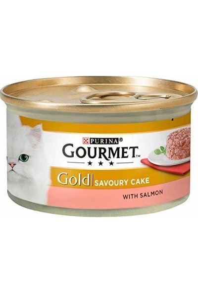 Gourmet Gold Fileto Kıyılmış Somonlu Yetişkin Kedi Konservesi 85 gr Gourmet Gold Fileto Kıyılmış Somonlu Yetişkin Kedi Konservesi 85 gr