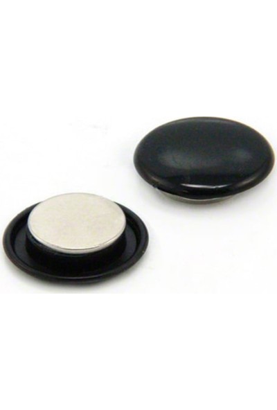 Bigpoint Magnet 30mm (Mıknatıs) Siyah 6'lı Blister 12'li Kutu