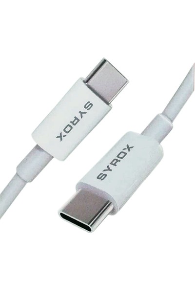 Syorx C95 3.0A Type-C To Type-C Data ve Şarj Kablosu