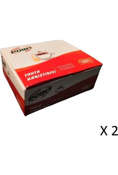 Point Tahta Ahşap Çay ve Kahve Karıştırıcı 1000'li x 2 Adet Point Tahta Ahşap Çay ve Kahve Karıştırıcı 1000'li x 2 Adet