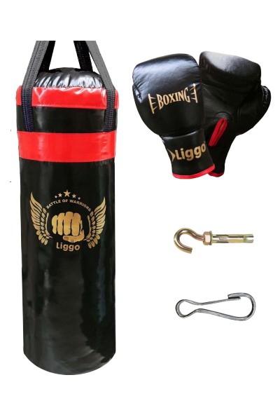 Liggo Büyük Boy Dolu Çocuk Boks Kum Torbası Çocuk Boks Eldiveni 70X25CM Liggo Büyük Boy Dolu Çocuk Boks Kum Torbası Çocuk Boks Eldiveni 70X25CM