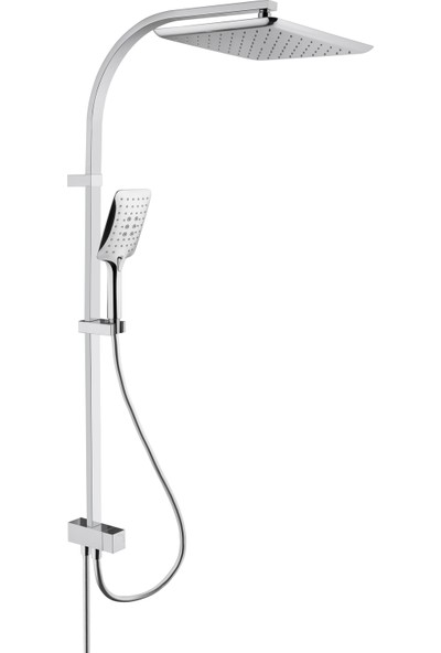 Artema Shine Square A45699 Duş Sistemi, Krom