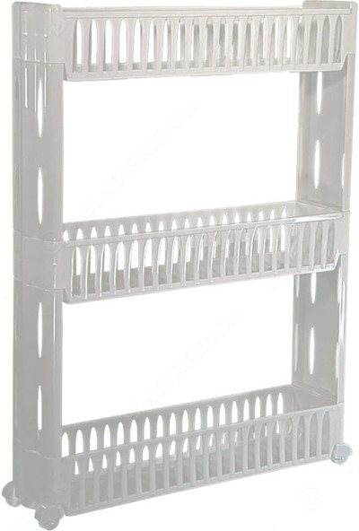 Organizers Pratik Mutfak Aleti Düzenleme Saklama Ünitesi 3 Katlı Beyaz Tekerlekli BC001 Organizers Pratik Mutfak Aleti Düzenleme Saklama Ünitesi 3 Katlı Beyaz Tekerlekli BC001