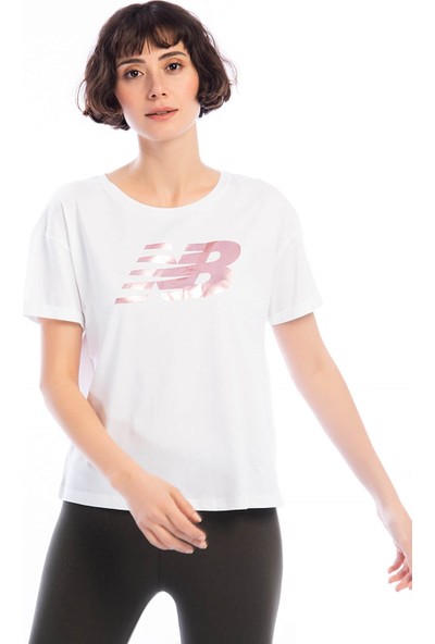 New Blance Kadın T-Shirt V-Wtt015-Sea New Blance Kadın T-Shirt V-Wtt015-Sea