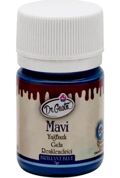 Dr Gusto Mavi Yağ Bazlı Toz Gıda Boyası Dr Gusto Mavi Yağ Bazlı Toz Gıda Boyası