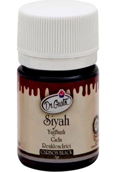 Dr Gusto Siyah Yağ Bazlı Toz Gıda Boyası Dr Gusto Siyah Yağ Bazlı Toz Gıda Boyası