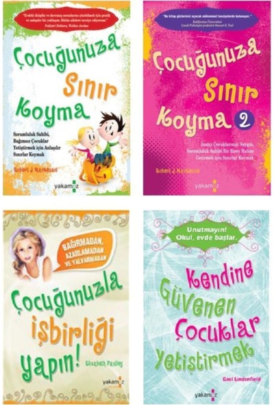 Çocuğunuza Sınır Koyma - 4 Kitap Çocuğunuza Sınır Koyma - 4 Kitap