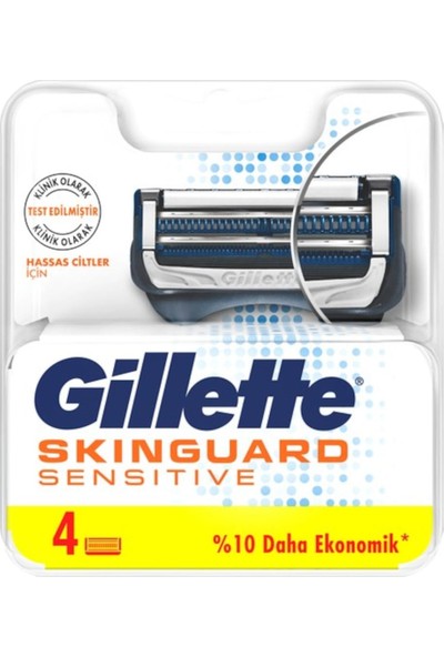 Gillette Skinguard Yedek Tıraş Bıçağı 4'lü Gillette Skinguard Yedek Tıraş Bıçağı 4'lü