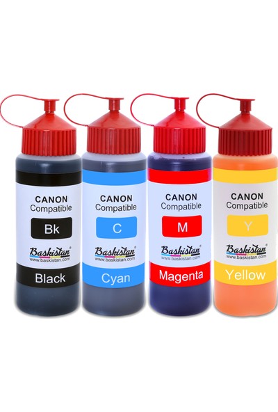 Baskistan Canon Pixma E414 Mürekkep Seti 4 x 500 ml Baskistan Canon Pixma E414 Mürekkep Seti 4 x 500 ml
