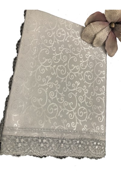 Çiftteks Kdk Dertsiz Masa Örtüsü Fransız Güpürlü 160 x 220 cm