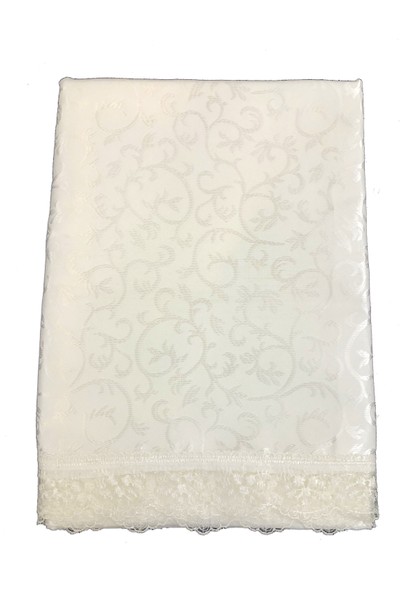 Çiftteks Kdk Dertsiz Masa Örtüsü Fransız Güpürlü 160 x 220 cm