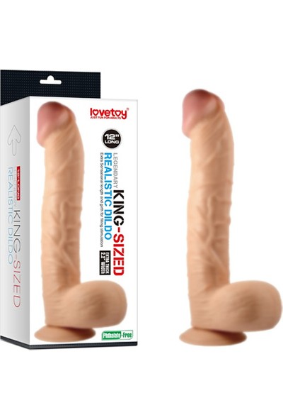 Lovetoy King Size 35 cm Kalın Realistik Dildo Vantuzlu Dev Büyük Penis Lovetoy King Size 35 cm Kalın Realistik Dildo Vantuzlu Dev Büyük Penis